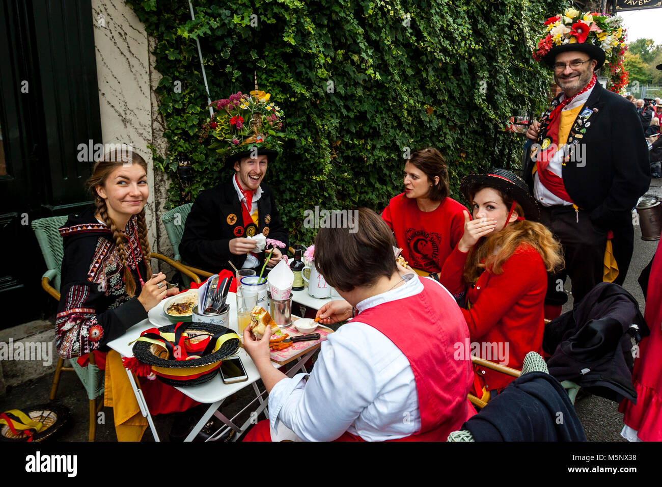 Happy eating festival hi-res stock photography and images - Alamy