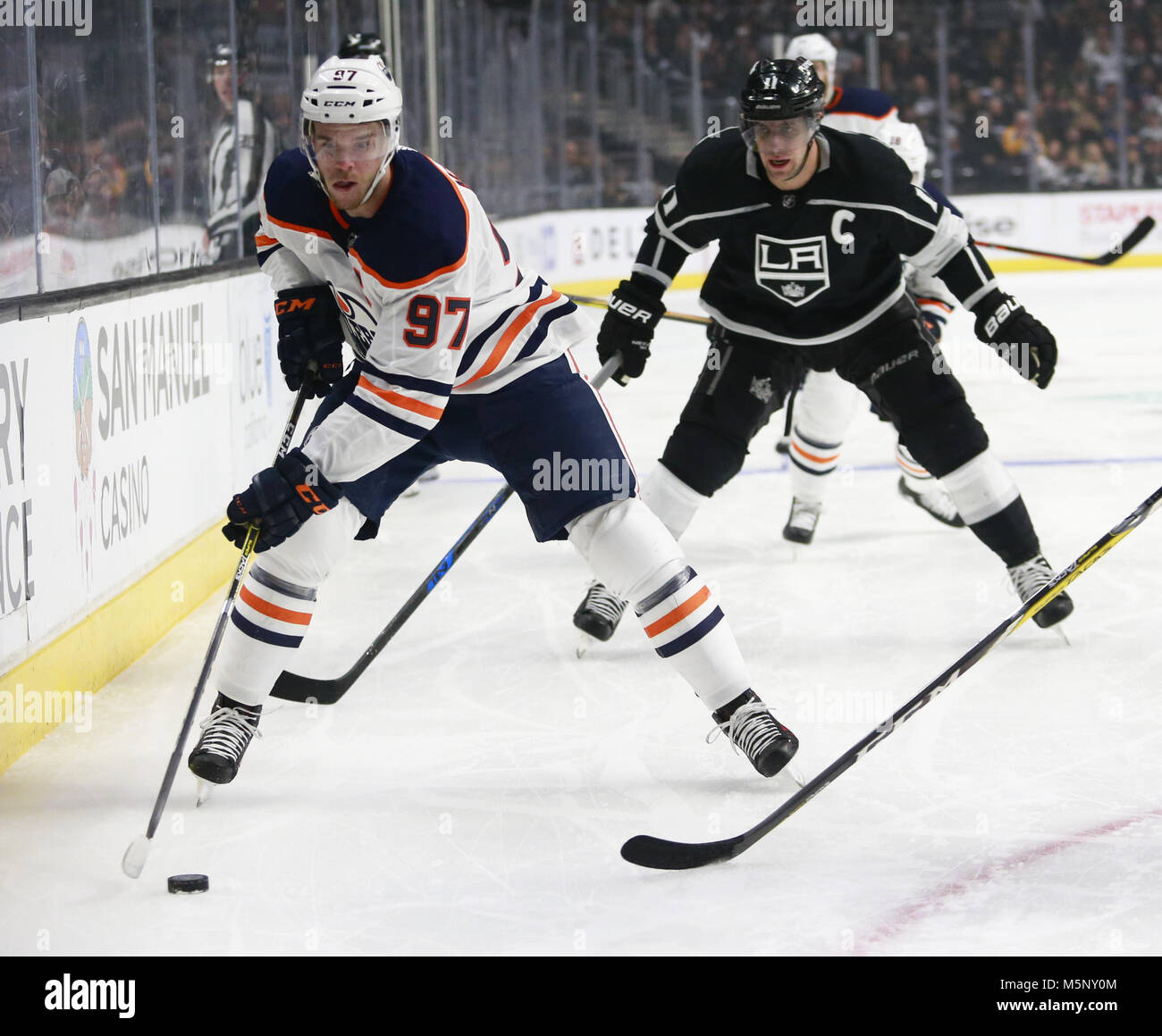 Los Angeles, California, USA. 24th Feb, 2018. Edmonton Oilers' forward ...
