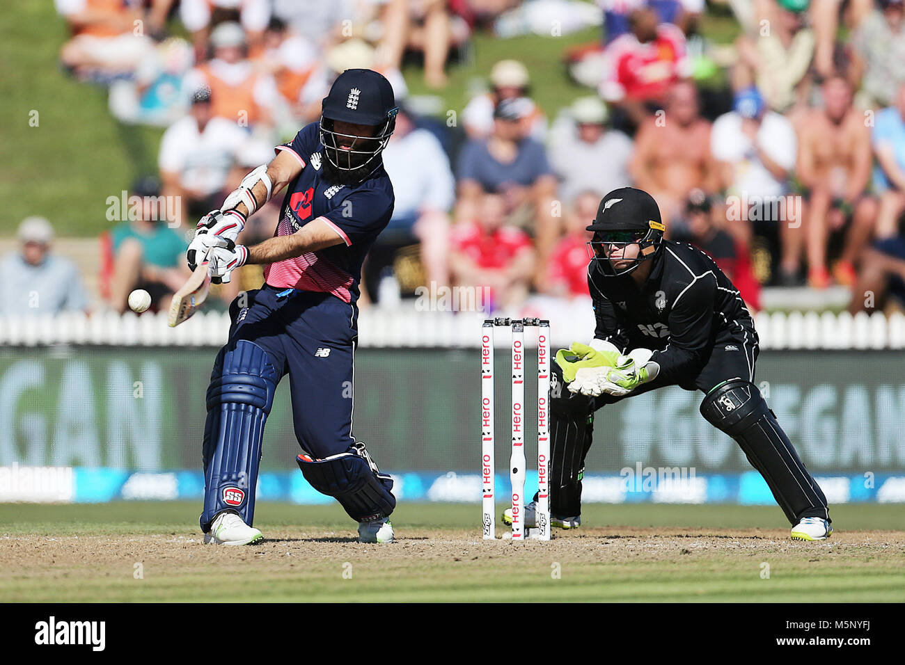 Seddon Park, Hamilton, New Zealand. 25th Feb, 2018. One day ...