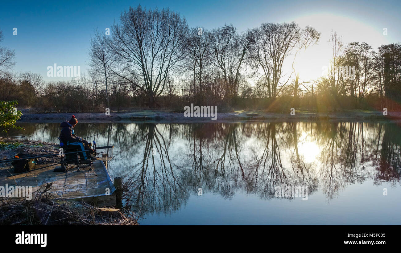 Henlow bridge lakes bedfordshire hi-res stock photography and images ...