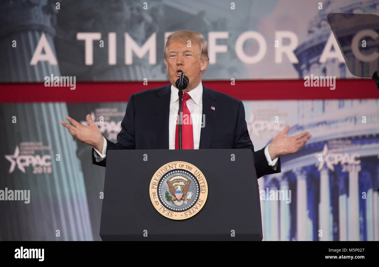 President Donald Trump went off script in a 75 minute speech to a ...