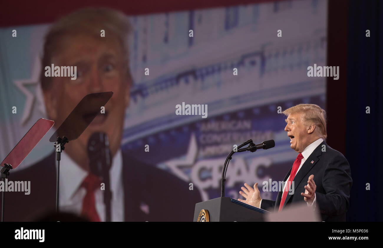 President Donald Trump went off script in a 75 minute speech to a ...