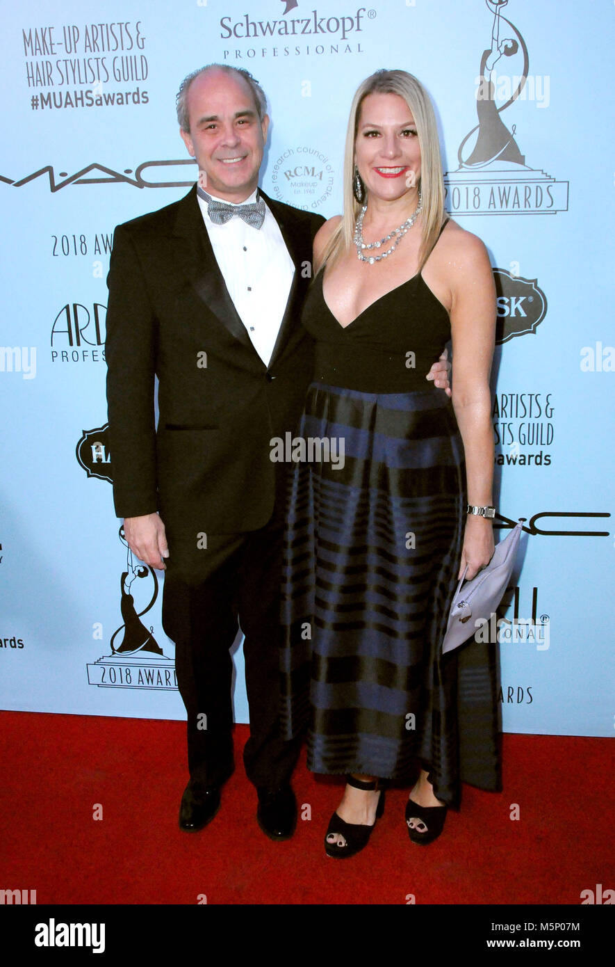 Los Angeles, California, USA. 24th February, 2018. (L-R) Peter Lafleche ...