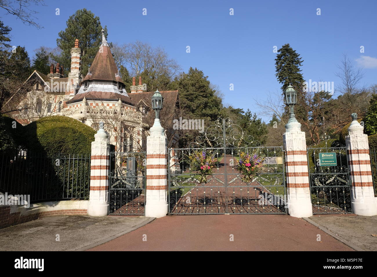Henley-on-Thames, Oxfordshire, UK. 25th February, 2018. At Friar Park ...