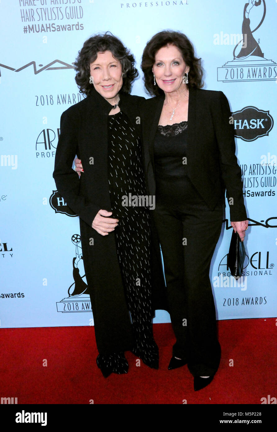Los Angeles, California, USA. 24th February, 2018. (L-R) Actress Lily ...