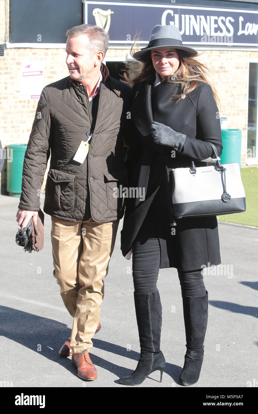 Fontwell Racecourse in West Sussex, UK. 25th February 2018. Jeremy Kyle ...