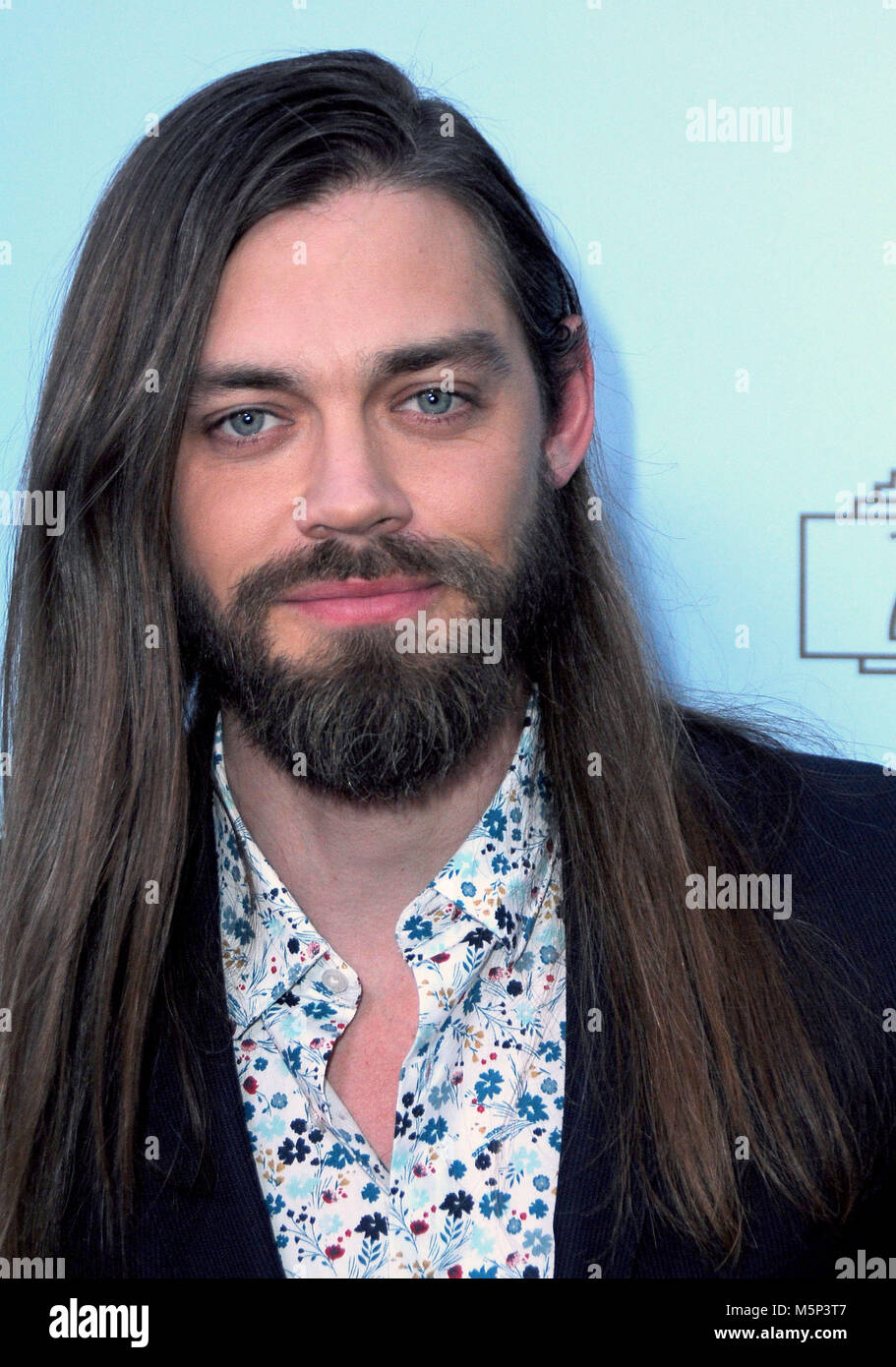 Los Angeles, California, USA. 24th February, 2018. Actor Tom Payne ...