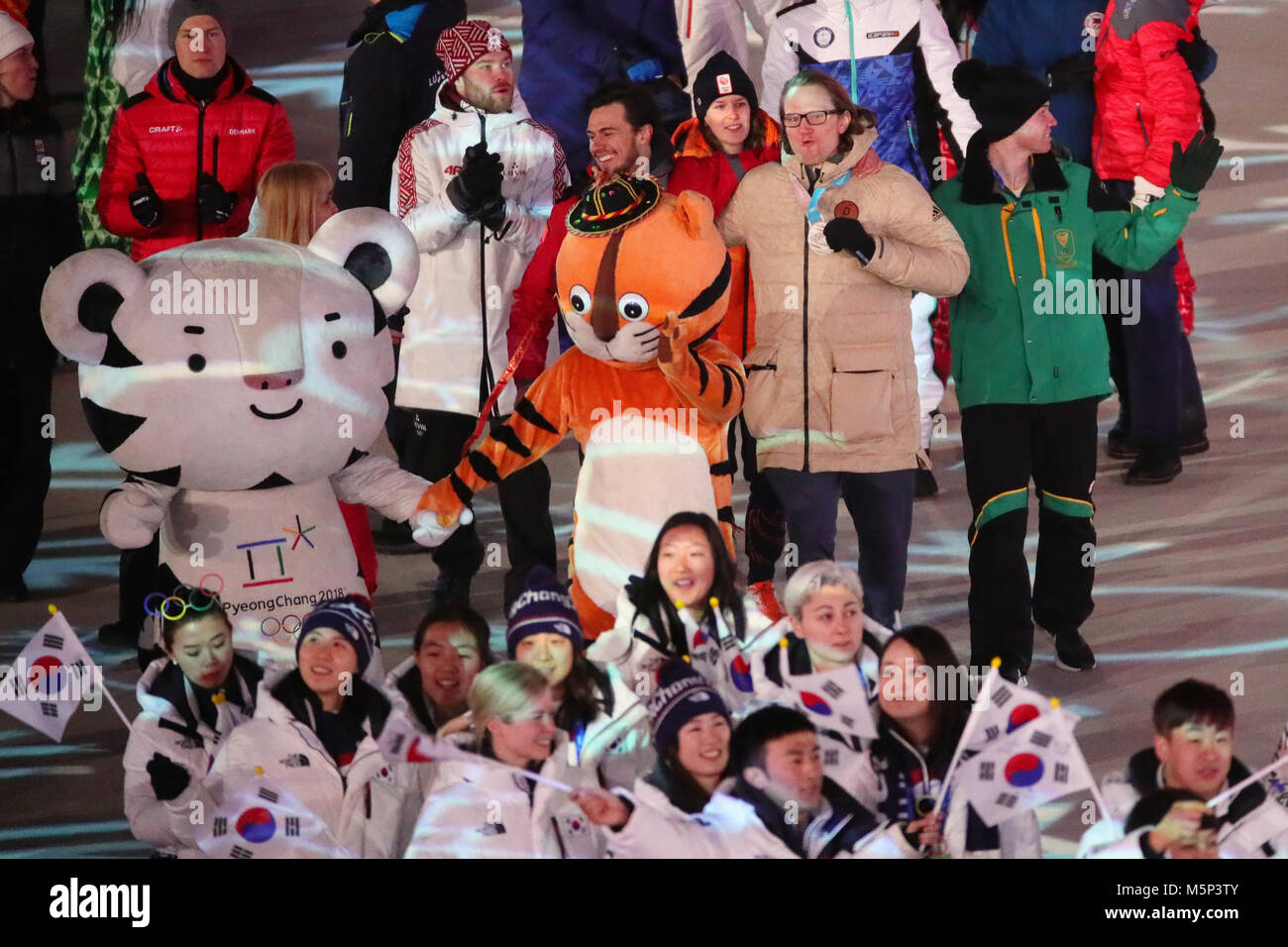 2018 winter olympic mascot hi-res stock photography and images - Alamy