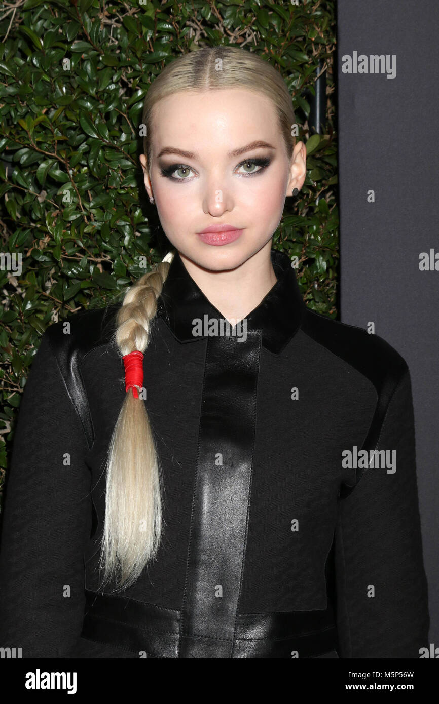Los Angeles, Ca, USA. 24th Feb, 2018. Dove Cameron at Marvel's Agents ...