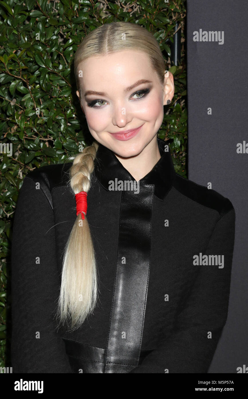 Los Angeles, Ca, USA. 24th Feb, 2018. Dove Cameron at Marvel's Agents ...