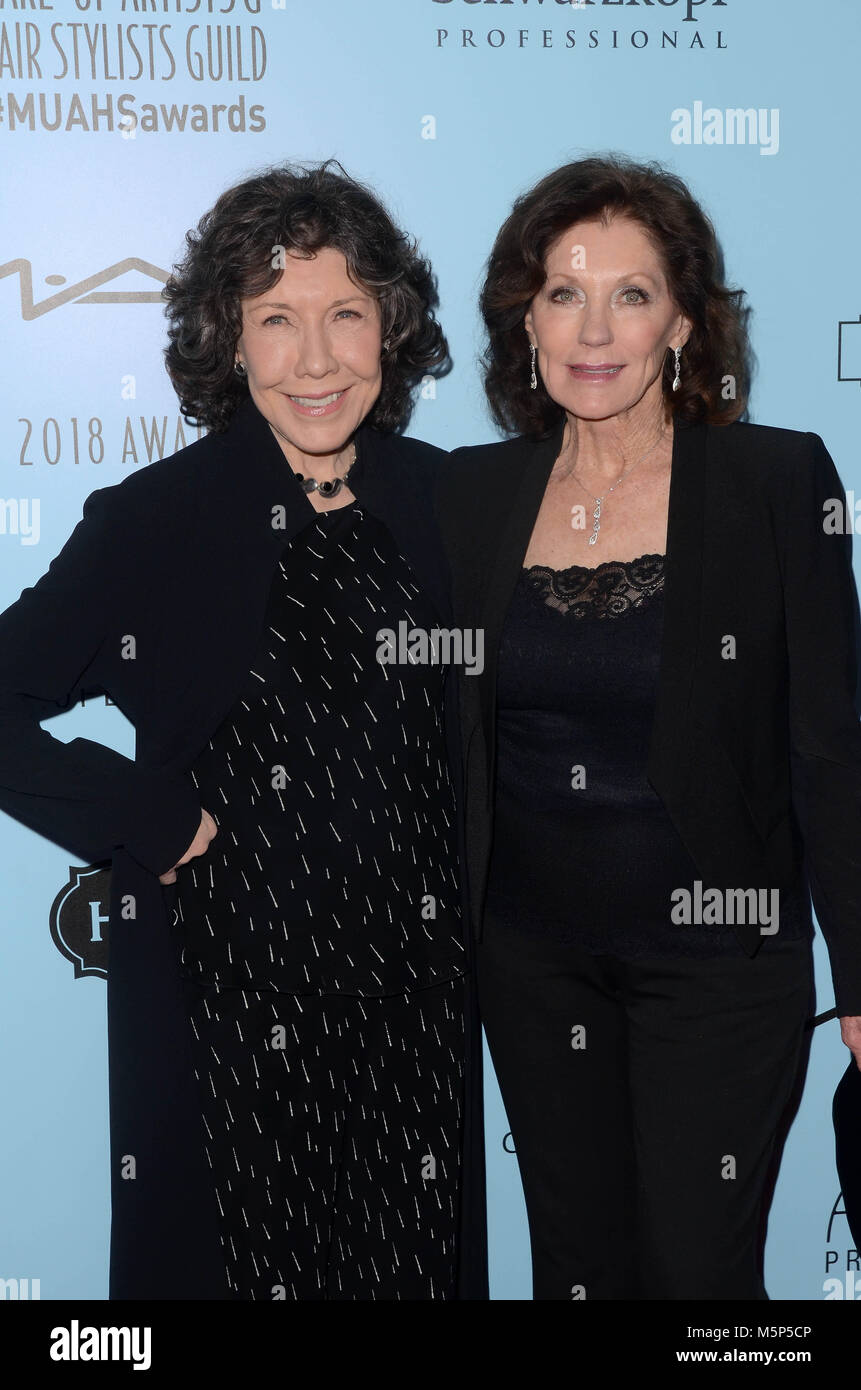 Los Angeles, Ca, USA. 24th Feb, 2018. Lily Tomlin and Marlene Williams ...