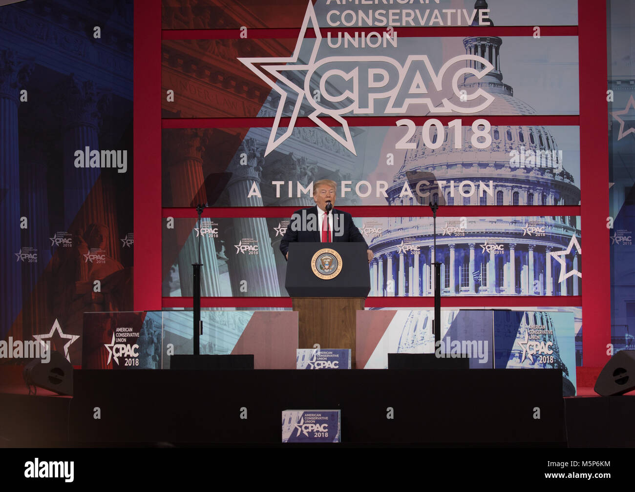 President Donald Trump went off script in a 75 minute speech to a ...