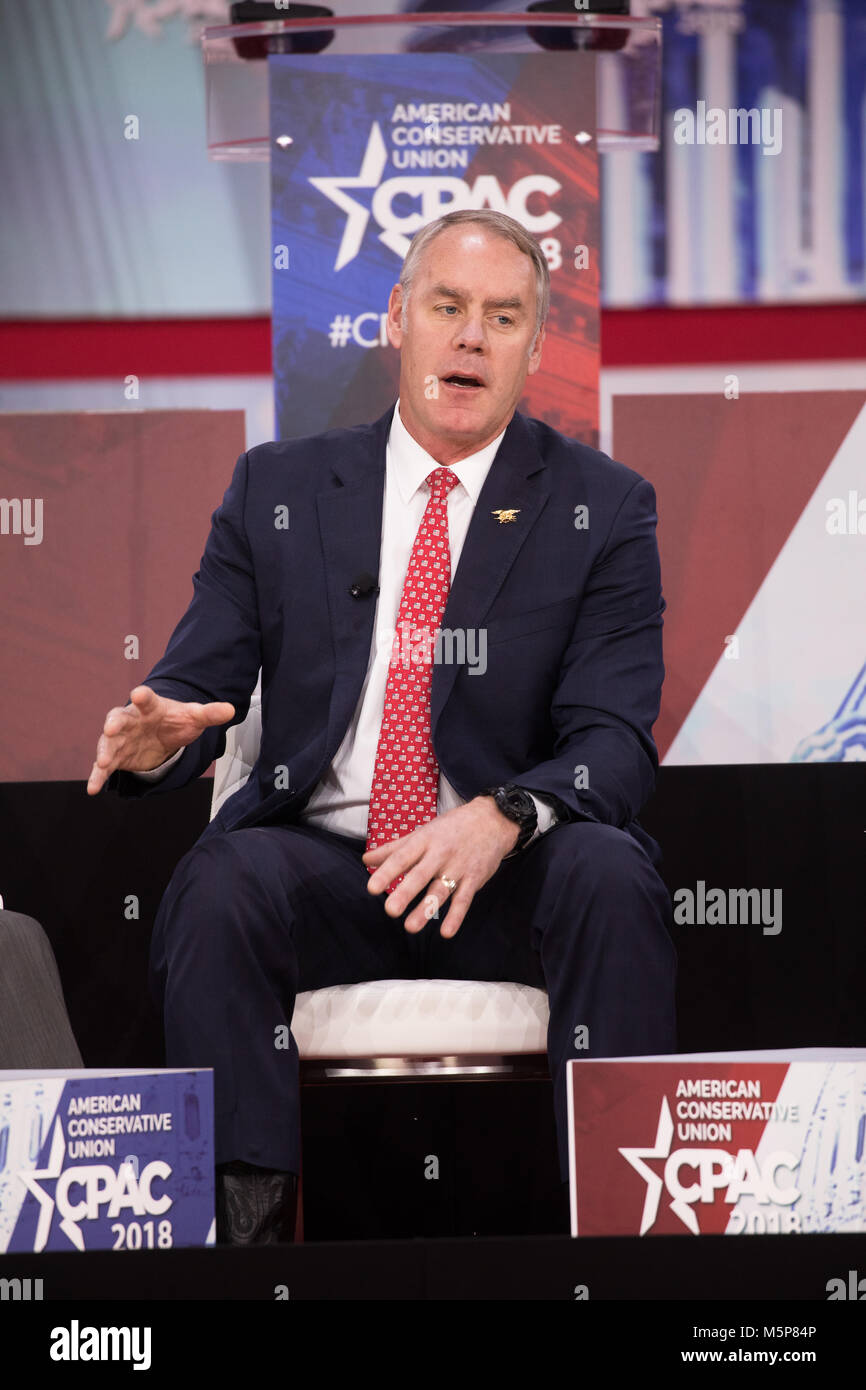 Secretary of Interior Ryan Zinke (photo) appears in conversation with ...