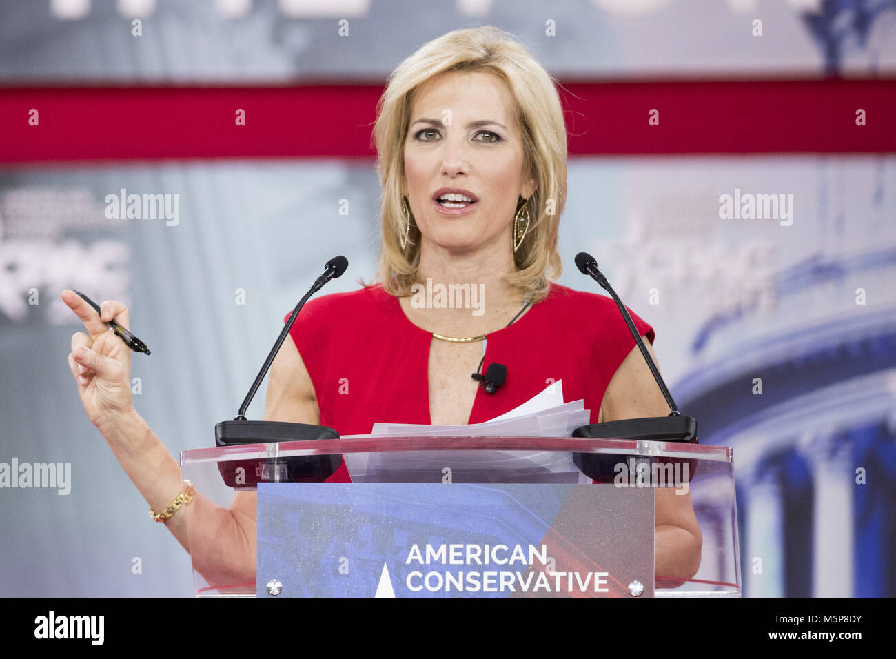 Oxon Hill, MD, USA. 23rd Feb, 2018. LAURA INGRAHAM, American radio host ...