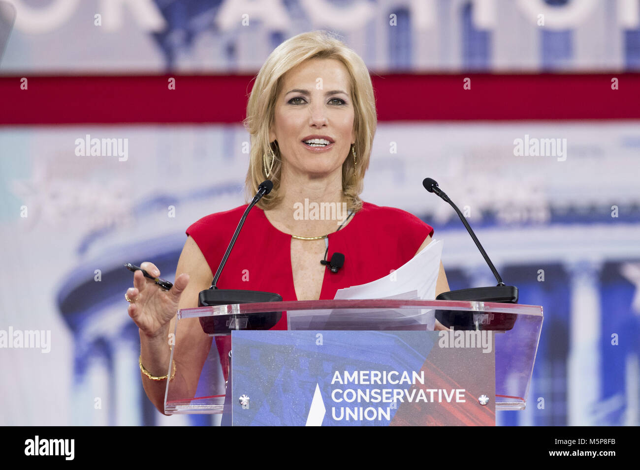 Oxon Hill, MD, USA. 23rd Feb, 2018. LAURA INGRAHAM, American radio host ...