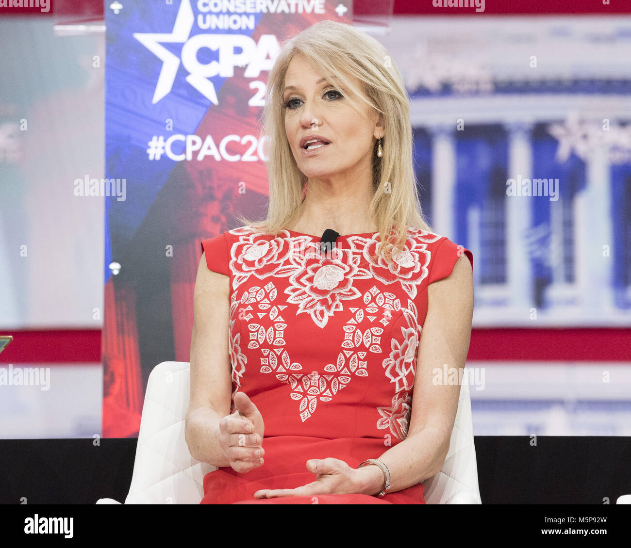 Oxon Hill, MD, USA. 23rd Feb, 2018. KELLYANNE CONWAY, Counselor to the ...