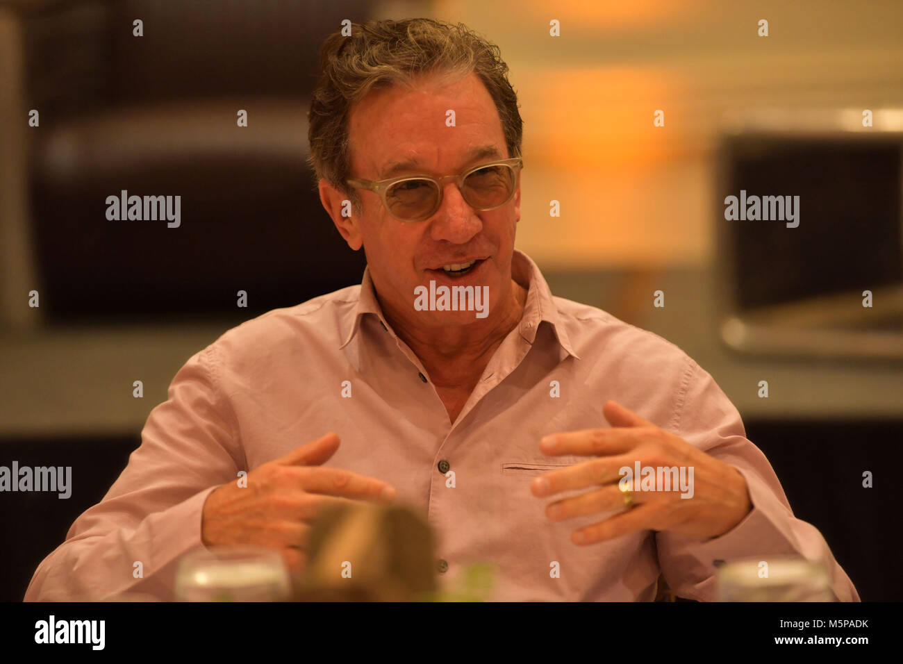 Boca Raton, Florida, USA. 25th February, 2018. Jay Leno, Wayne Carini ...