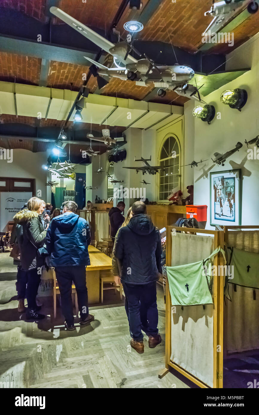 Poland, Warsaw: Internal view of the Warsaw Uprising Museum Stock Photo ...