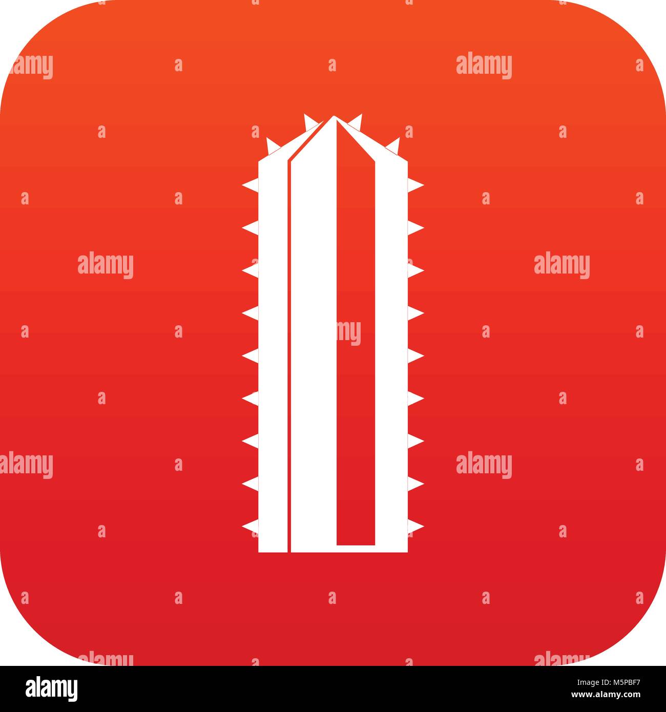 Cactus plant icon digital red Stock Vector Image & Art - Alamy