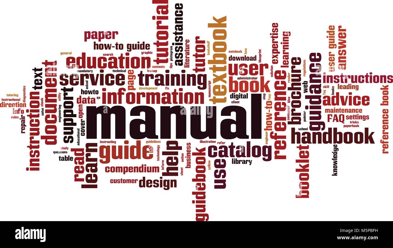 Manual word cloud concept. Vector illustration Stock Vector Image & Art ...