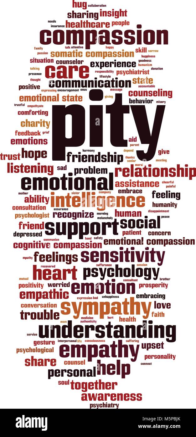 Pity word cloud concept. Vector illustration Stock Vector Image & Art ...