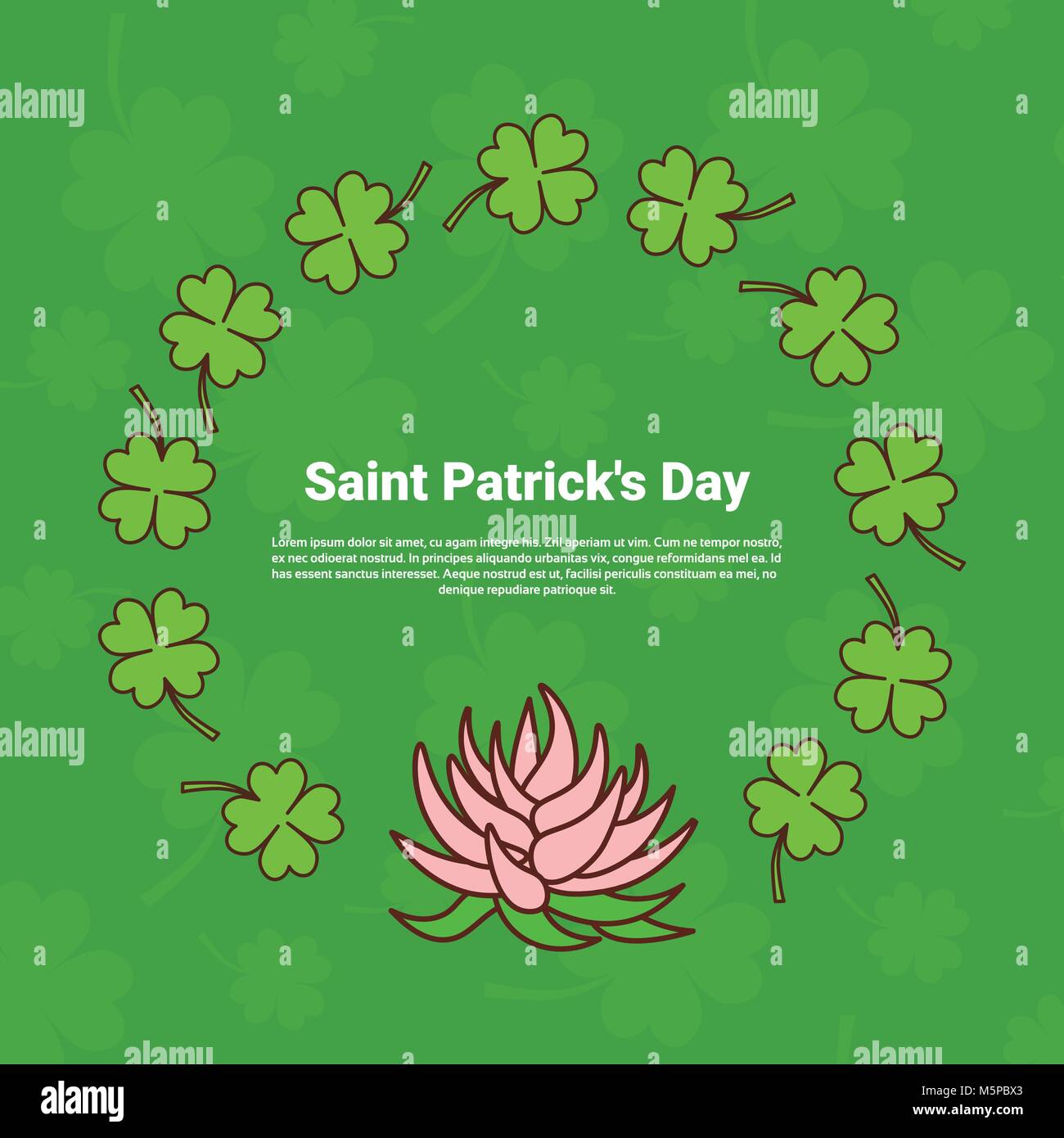 Green shamrock sticker hi-res stock photography and images - Alamy