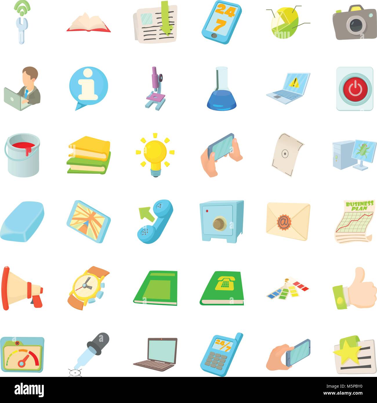 Position icons set, cartoon style Stock Vector Image & Art - Alamy