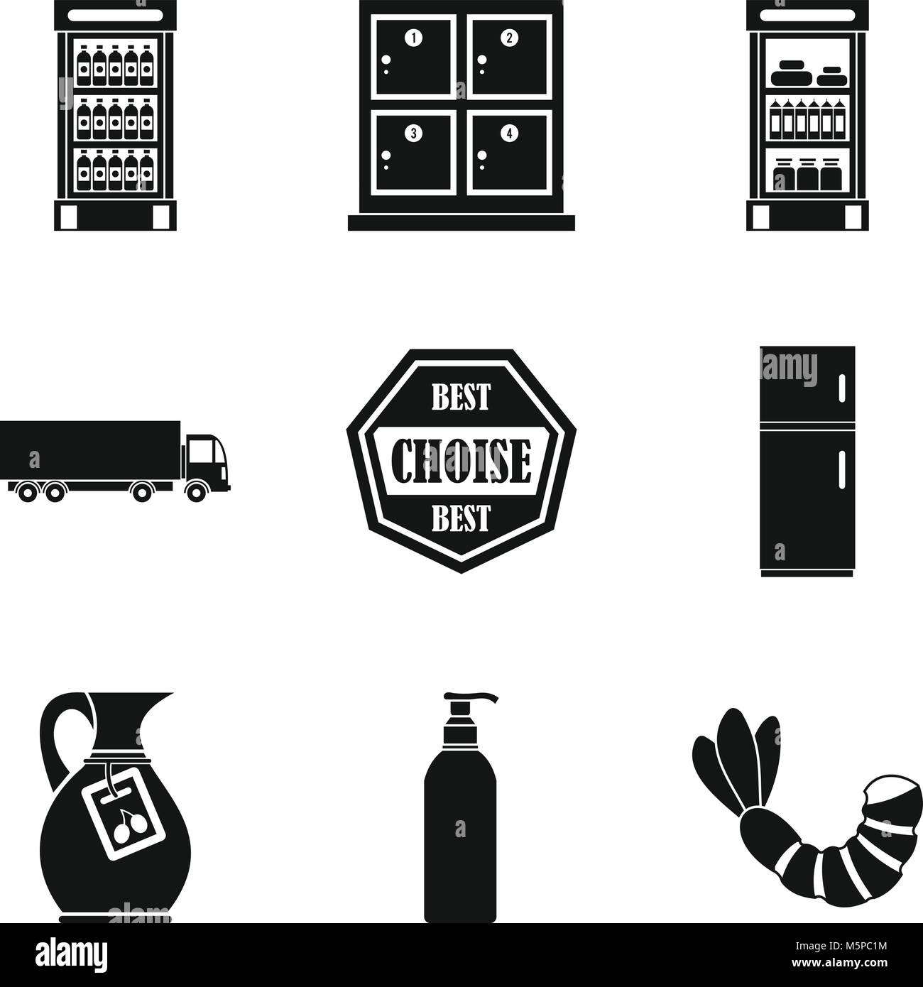 Deli grocery store Stock Vector Images - Alamy