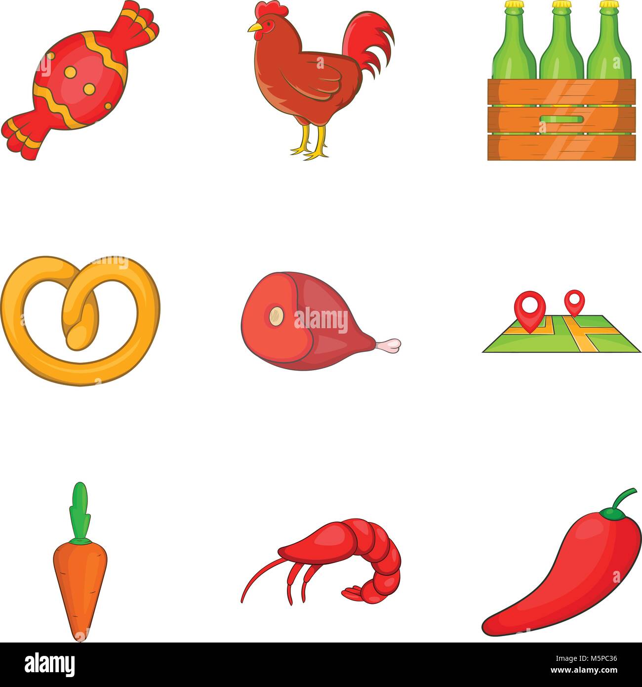 Market square people in Stock Vector Images - Alamy