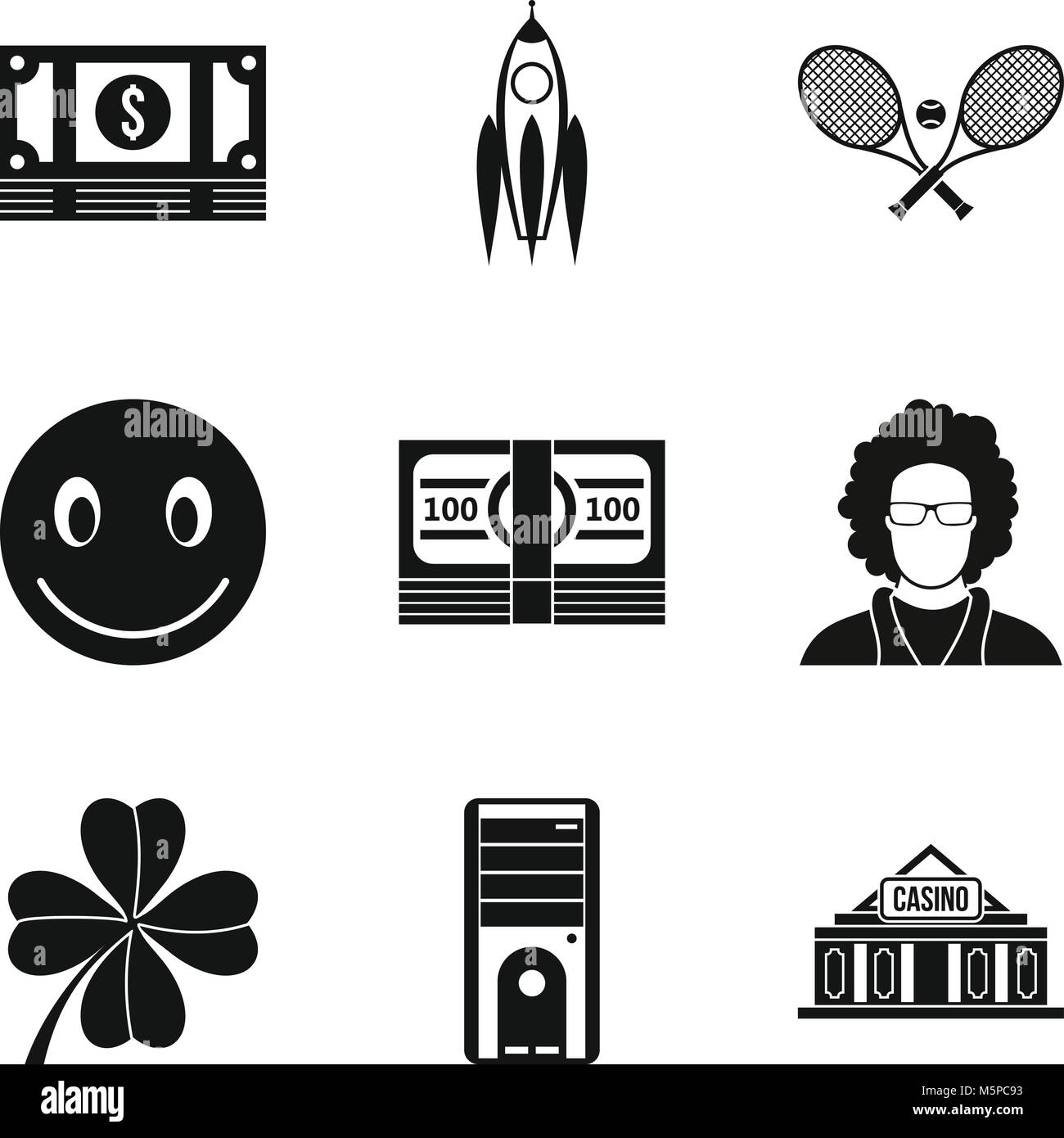 Purchasing power icons set, simple style Stock Vector Image & Art - Alamy