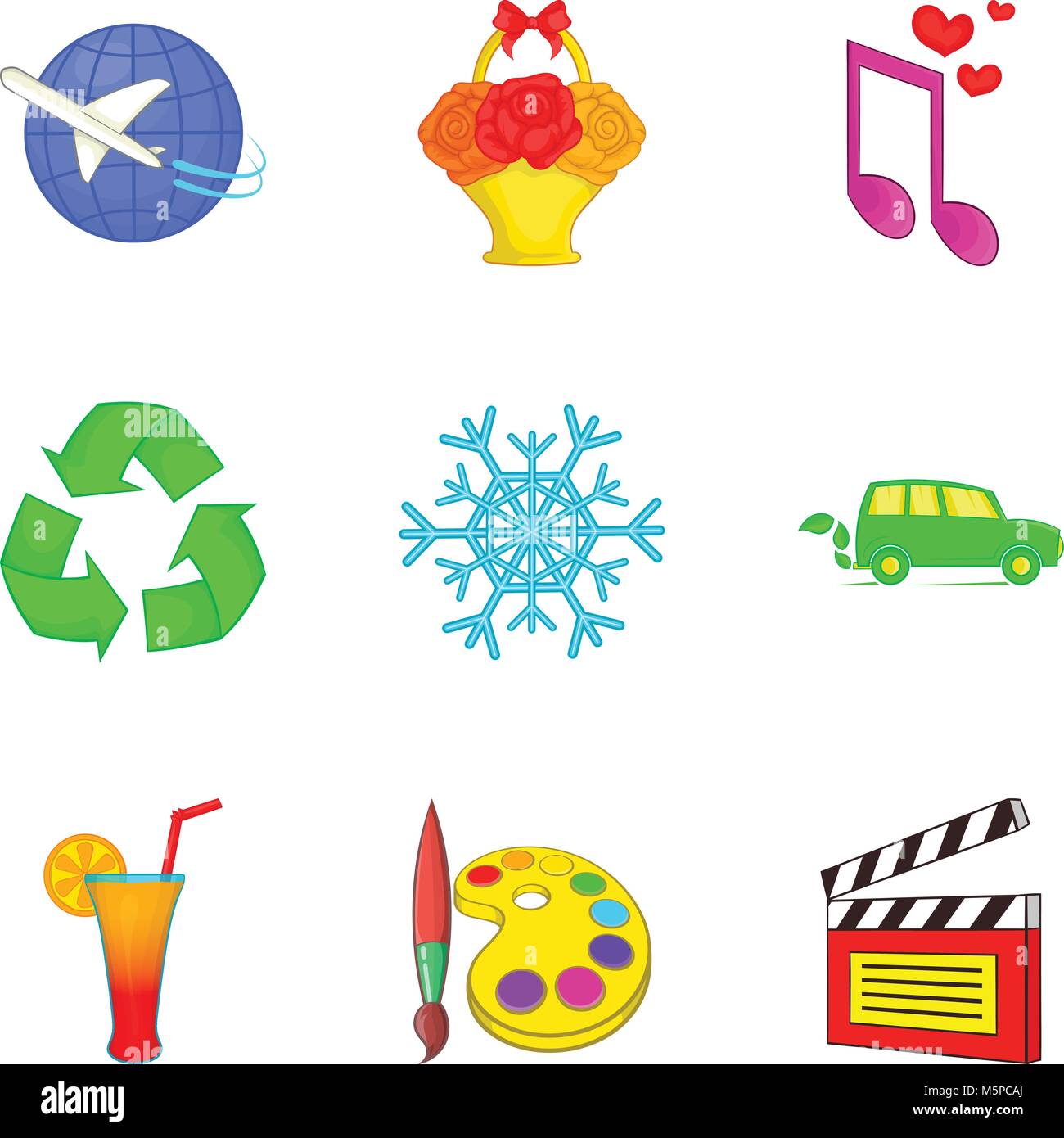 Legend icons set, cartoon style Stock Vector Image & Art - Alamy