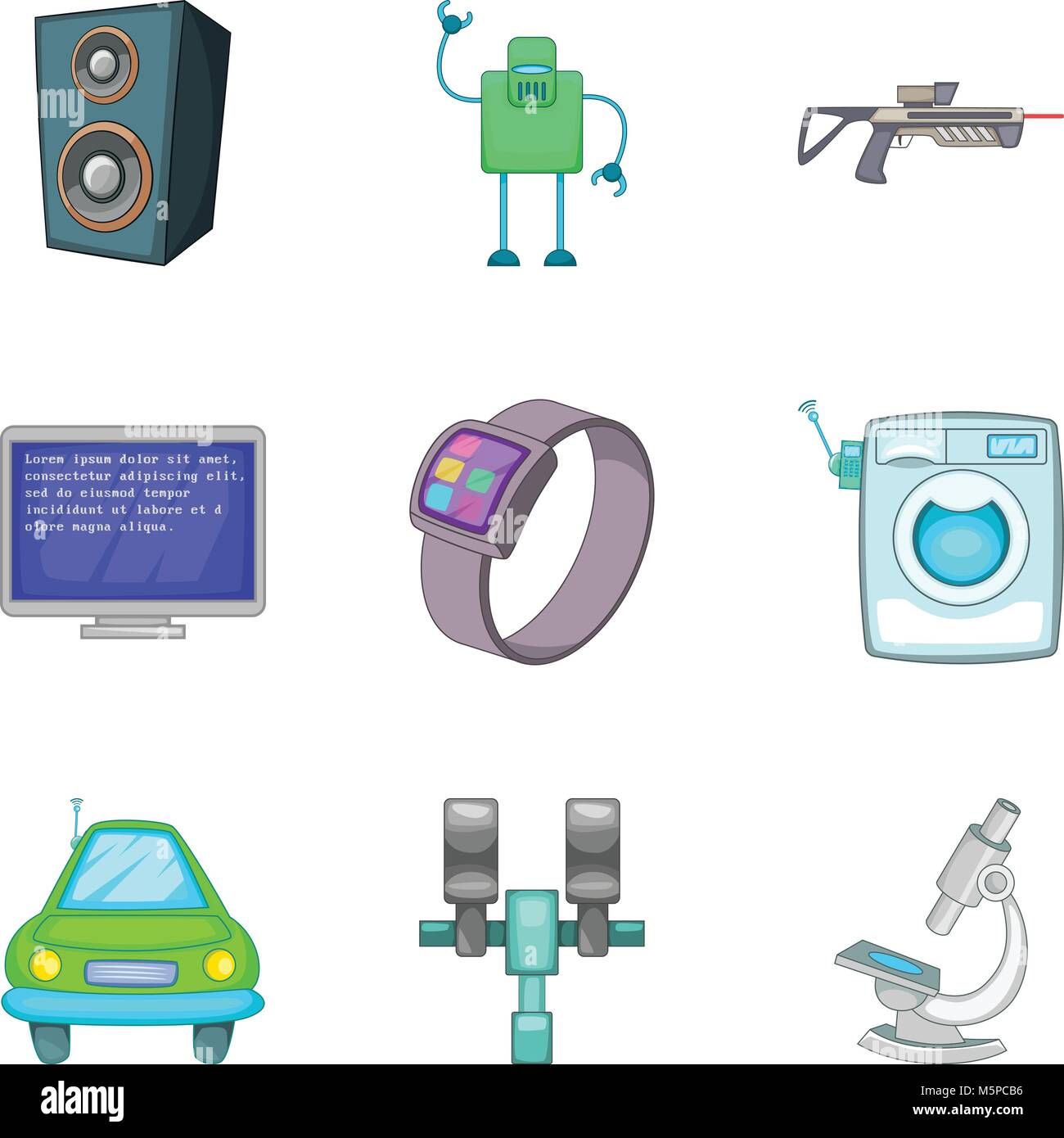 System framework icons set, cartoon style Stock Vector Image & Art - Alamy