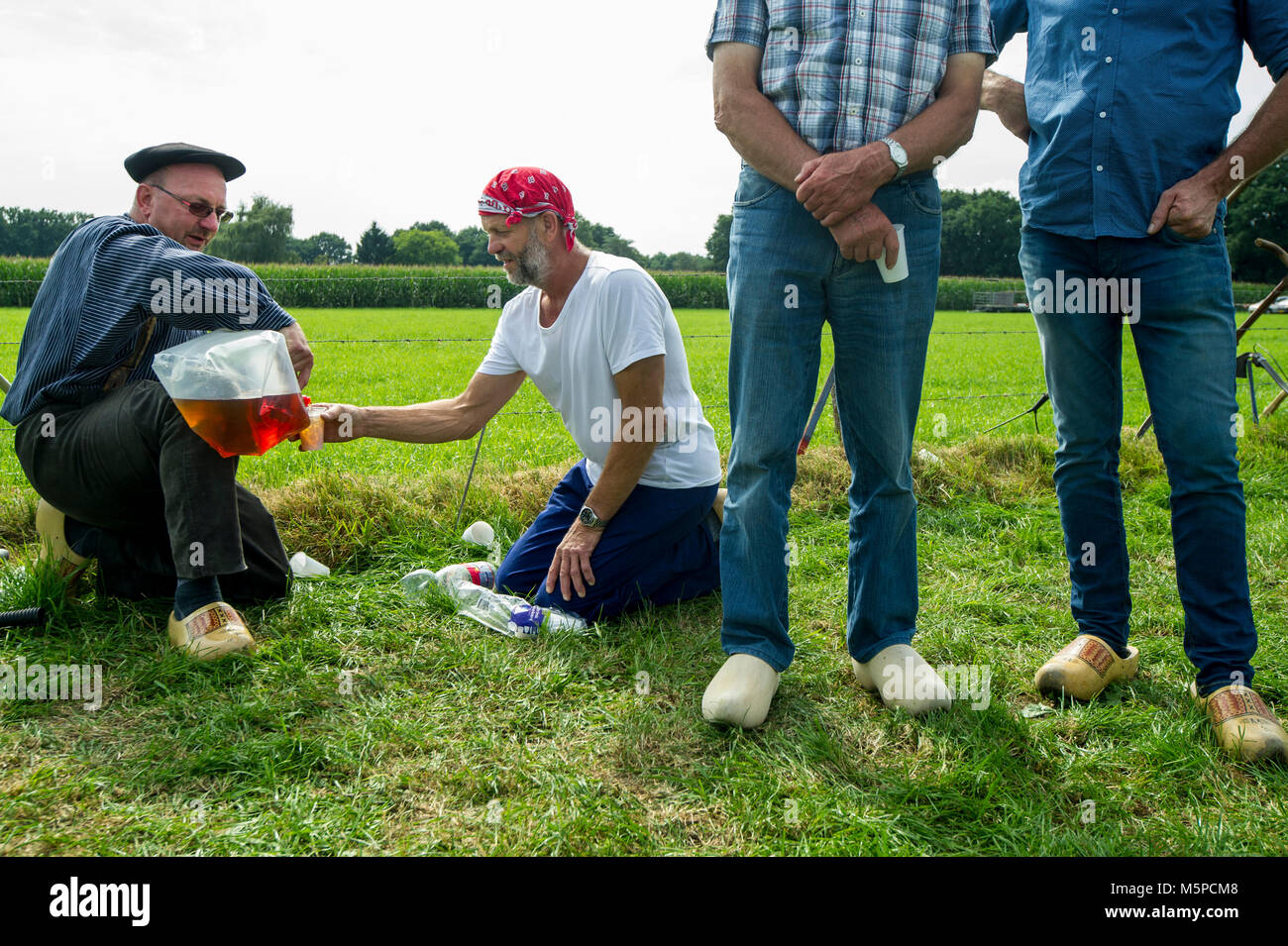 The Netherlands. Elspeet. 26-08-2017. Dutch Championship scything Stock ...
