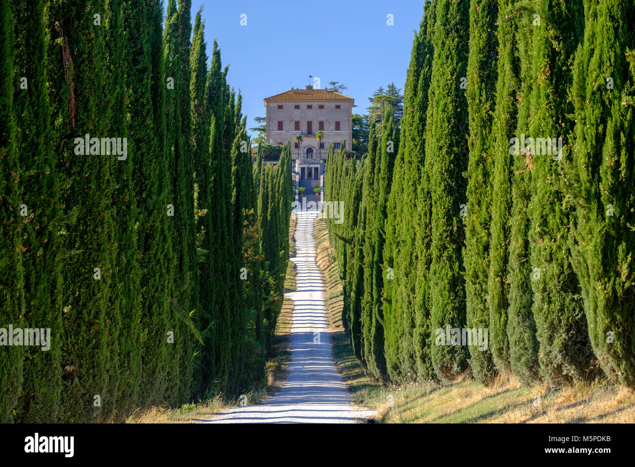 Amelia (Terni, Umbria, Italy): park of the historic Villa Aspreta, near ...