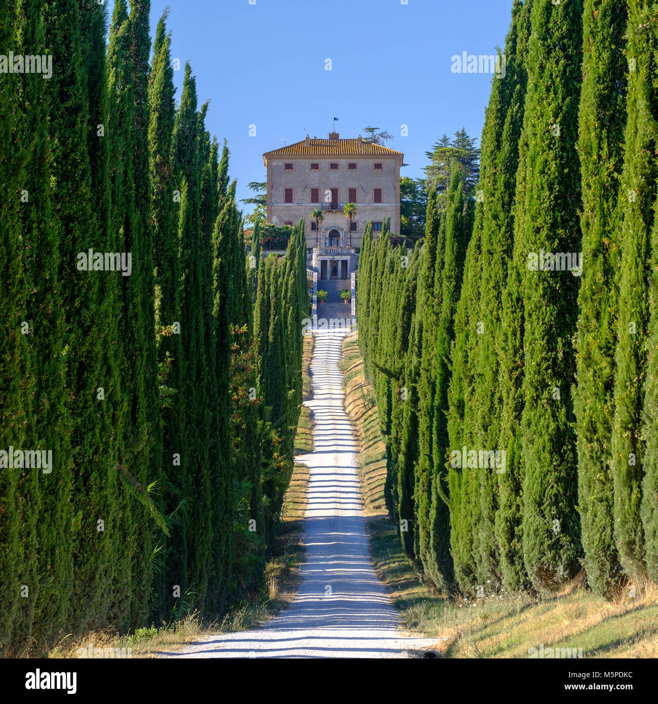 Amelia (Terni, Umbria, Italy): park of the historic Villa Aspreta, near ...