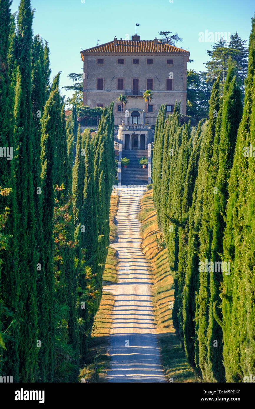 Amelia (Terni, Umbria, Italy): park of the historic Villa Aspreta, near ...