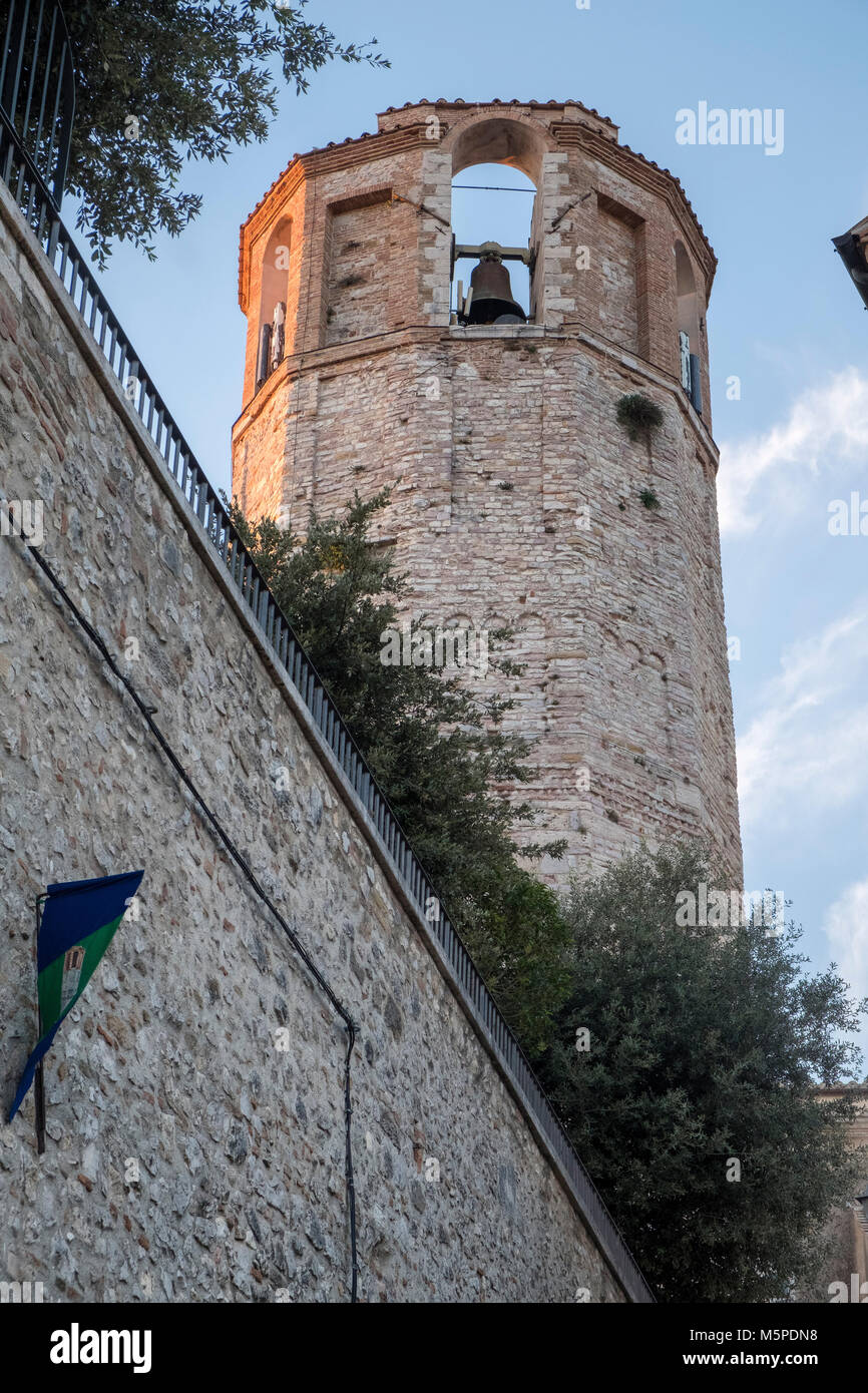 Amelia (Terni, Umbria, Italy): historic buildings in the old town ...