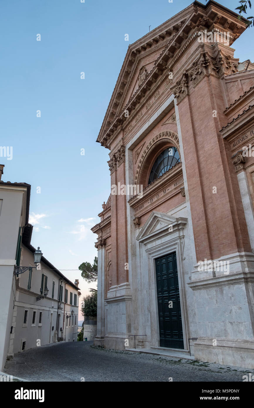 Amelia (Terni, Umbria, Italy): historic buildings in the old town ...