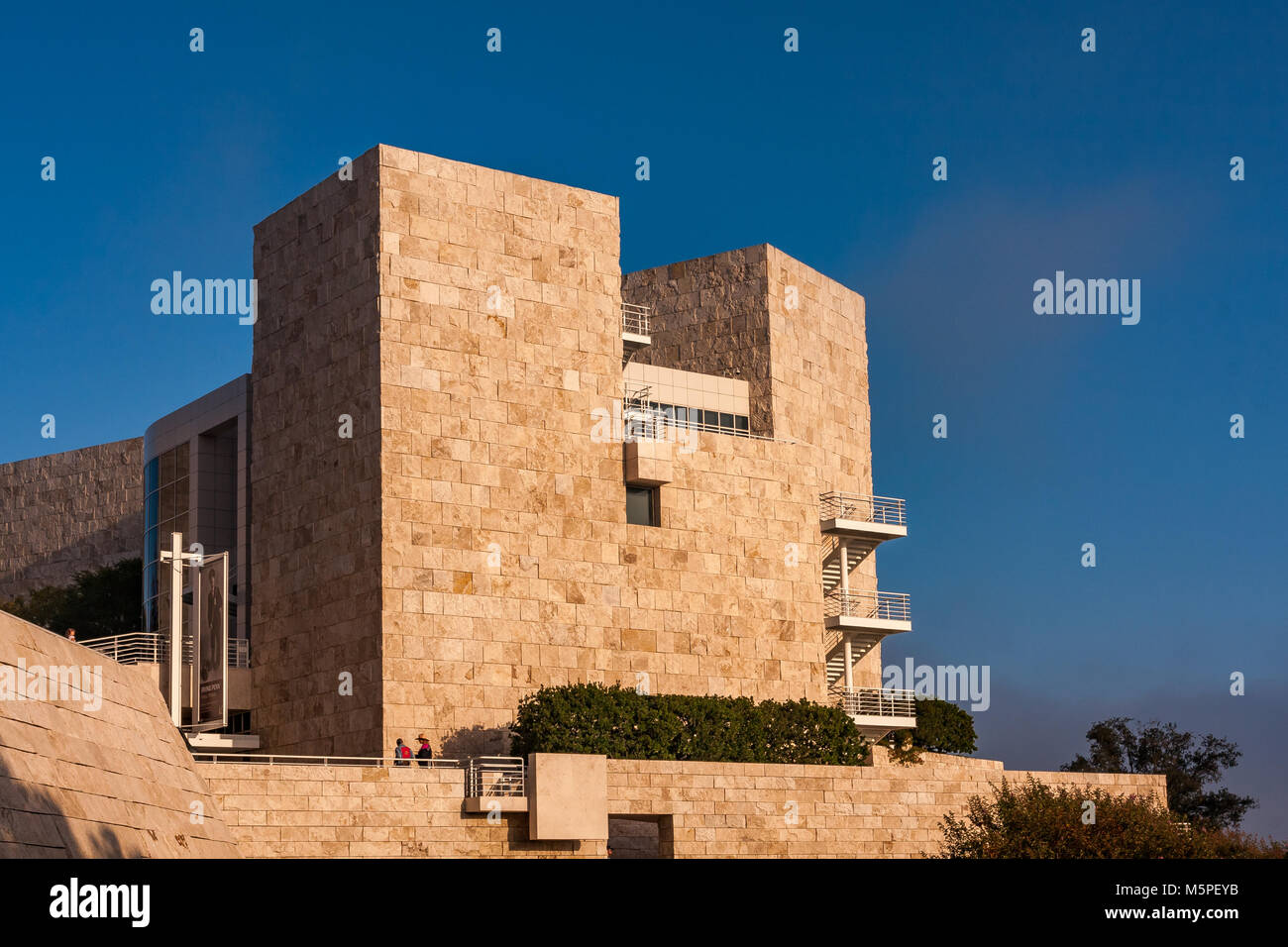 The West pavilion at The Getty Center ,Brentwood Los Angeles California ...