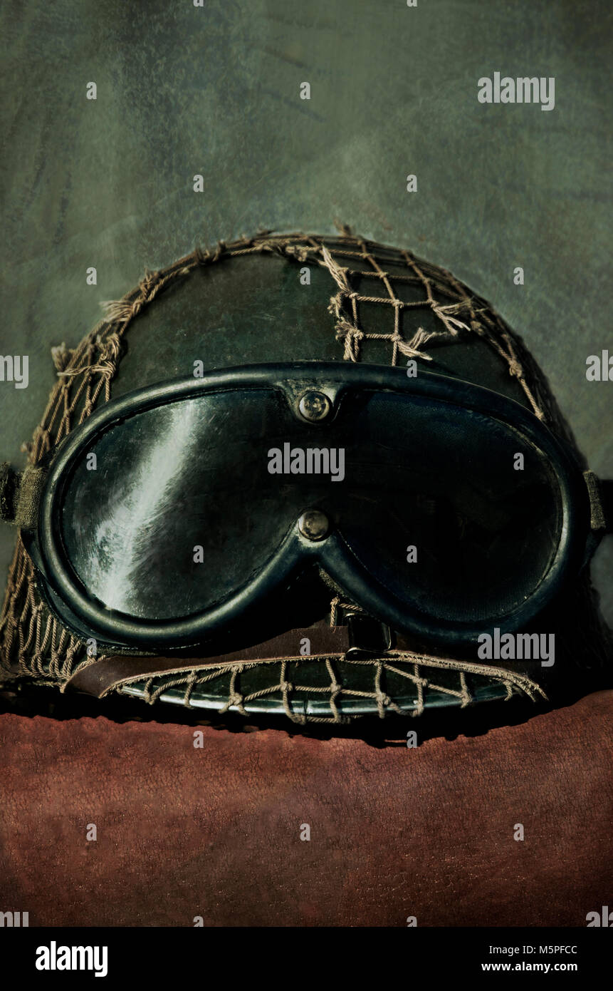 World war two helmet hi-res stock photography and images - Alamy