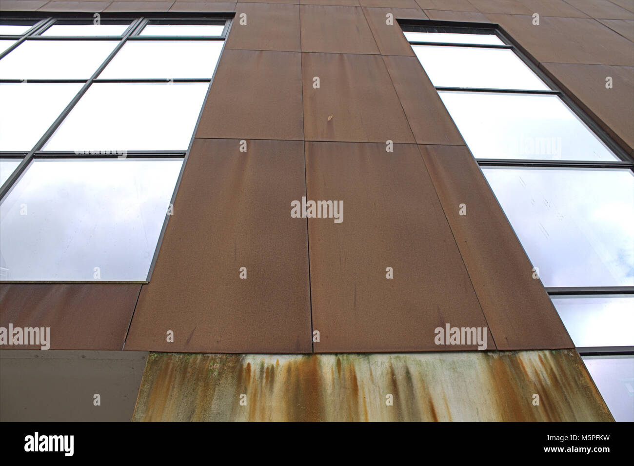 uillinn art gallery building has been clad in untreated metal sheets ...