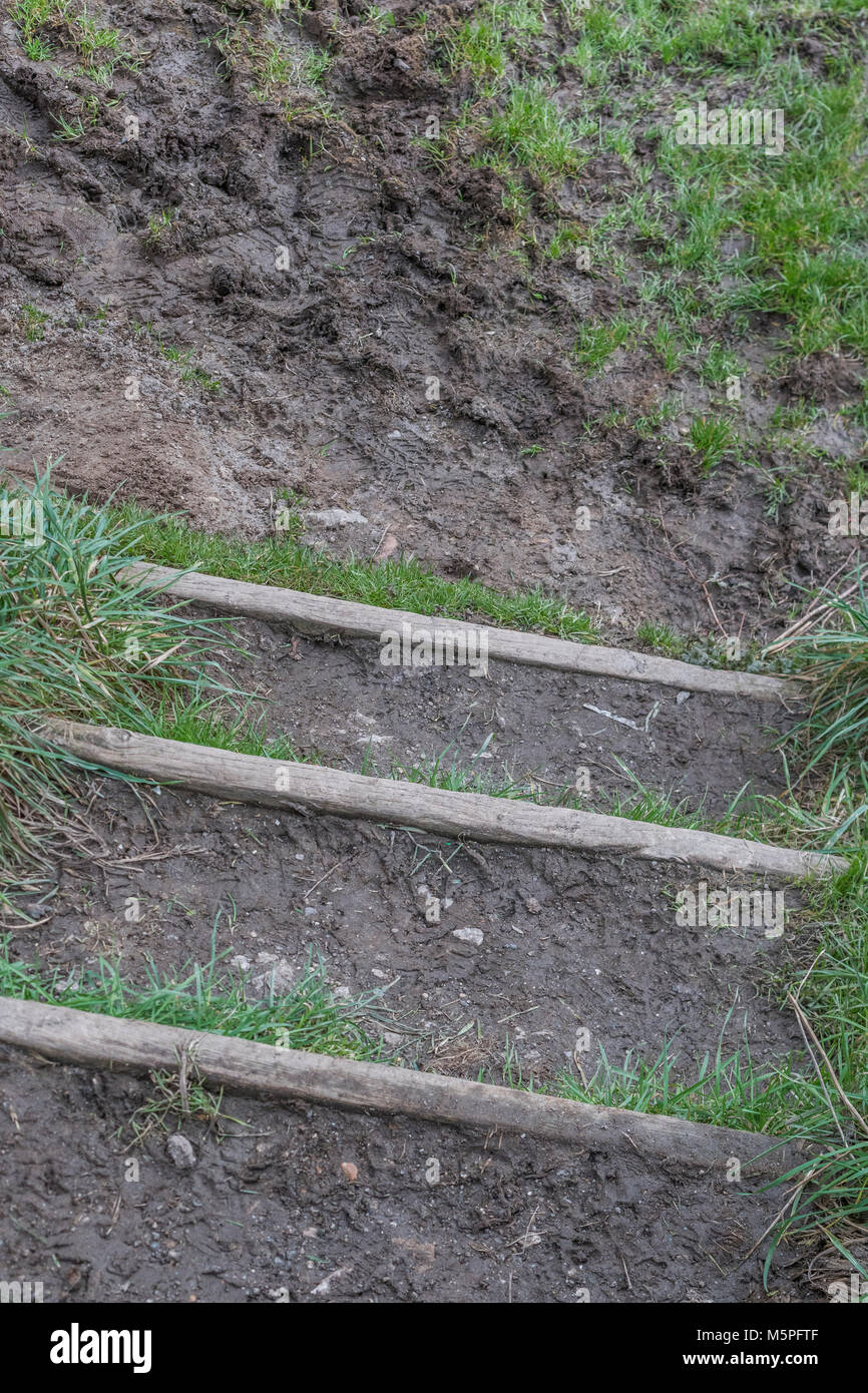 Rammed earth steps hi-res stock photography and images - Alamy