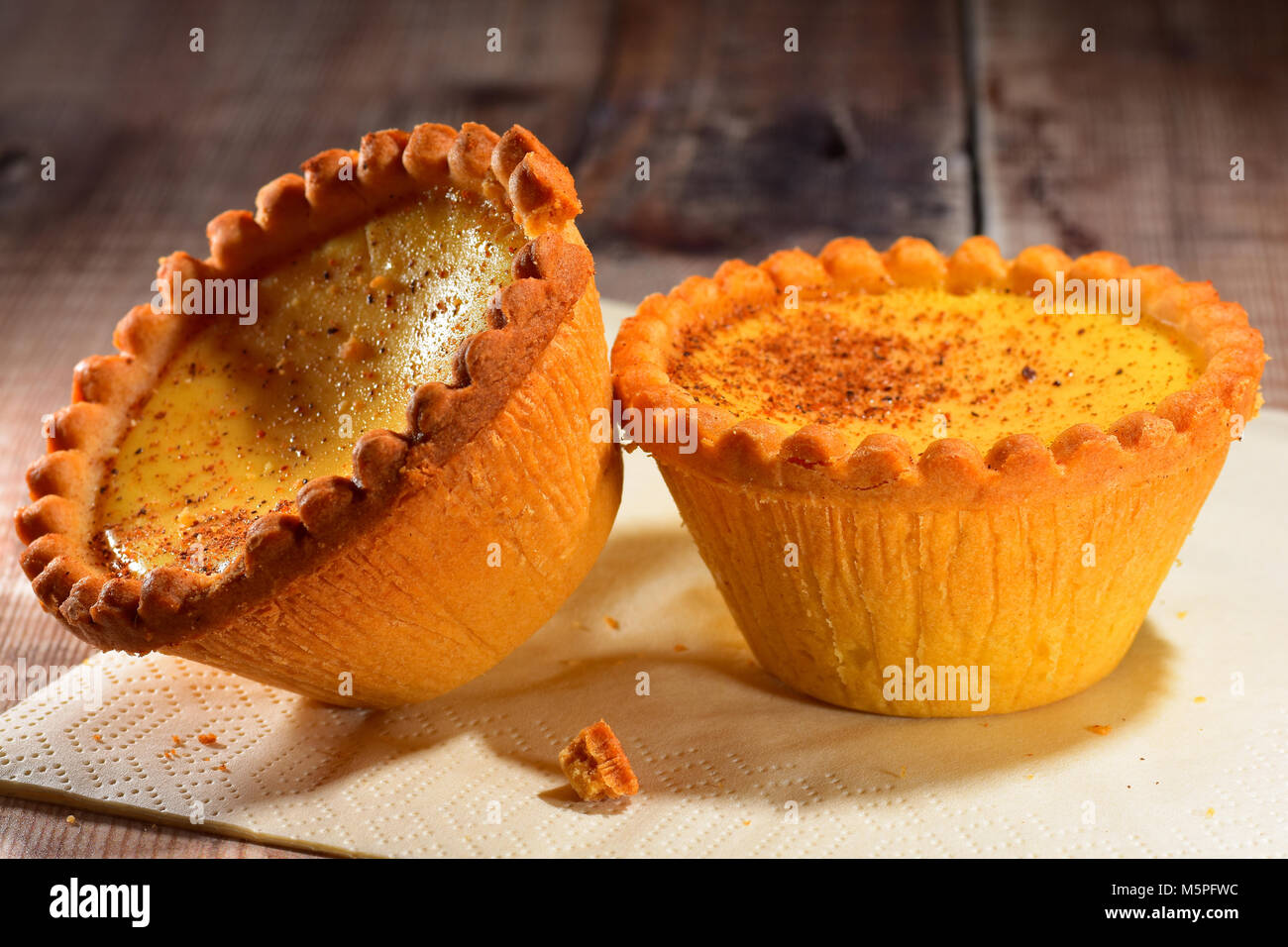 Two egg tarts hi-res stock photography and images - Alamy