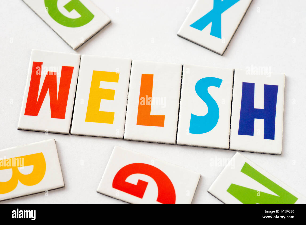 Welsh alphabet hi-res stock photography and images - Alamy