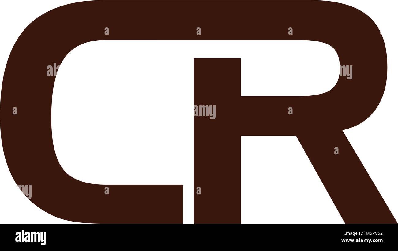 Letter CR Logo Modern Stock Vector Image & Art - Alamy
