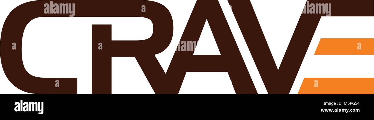 Letter Crave Modern Stock Vector Image & Art - Alamy