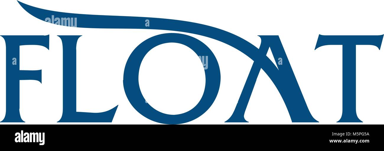 Letter Float Logo Emblem Stock Vector Image & Art - Alamy