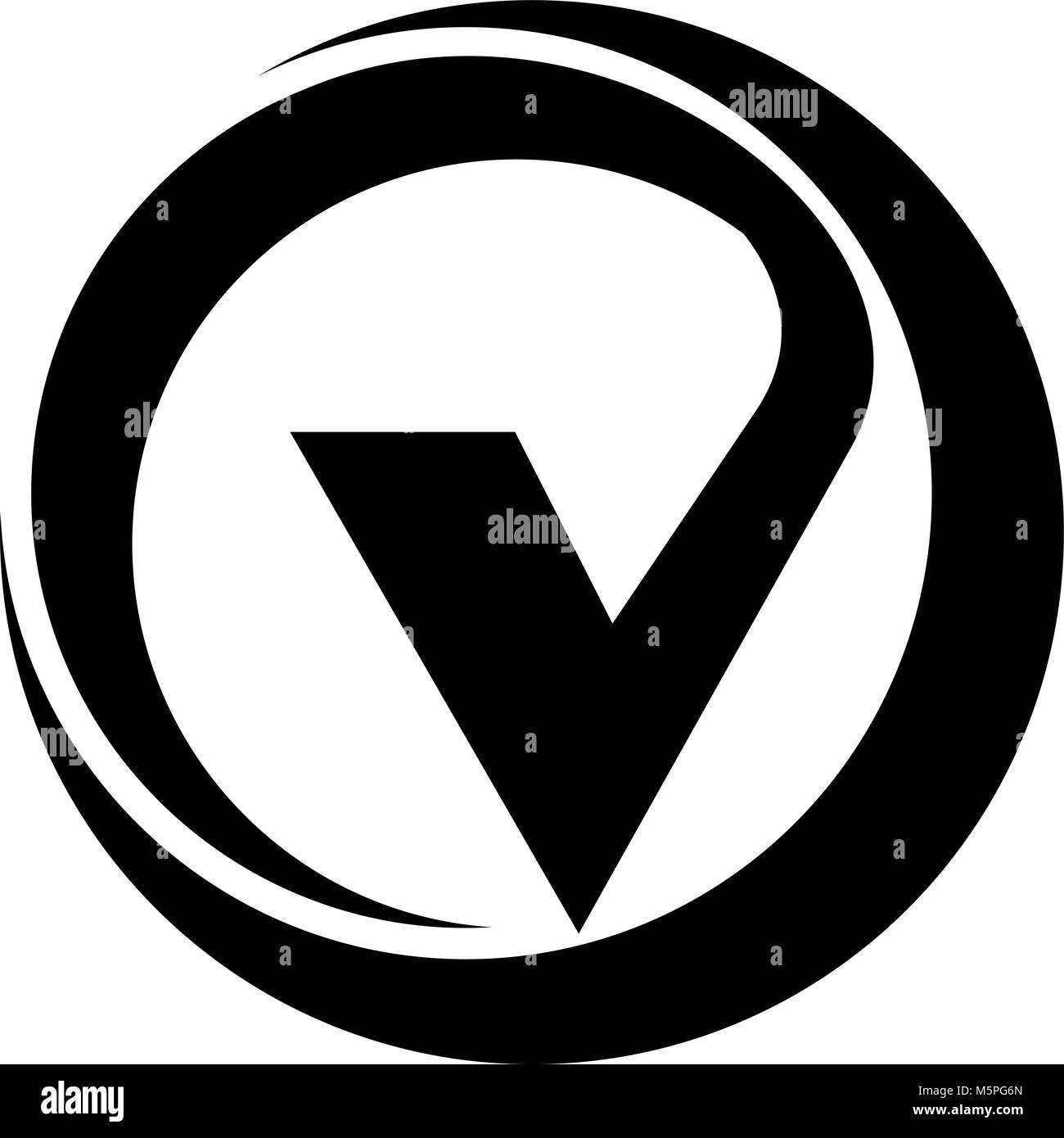 V emblem Black and White Stock Photos & Images - Alamy
