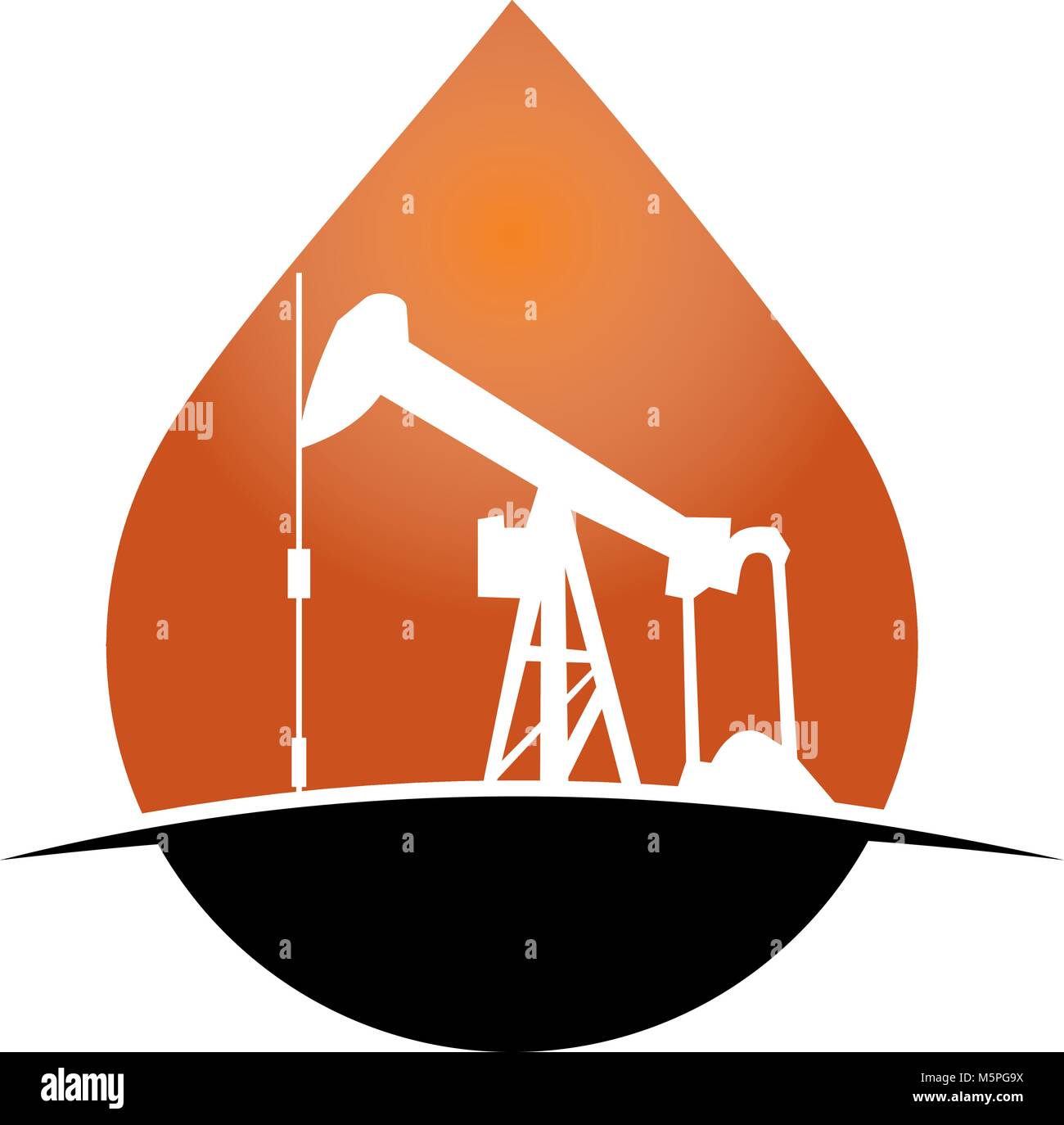 Oil exploration america Stock Vector Images - Alamy