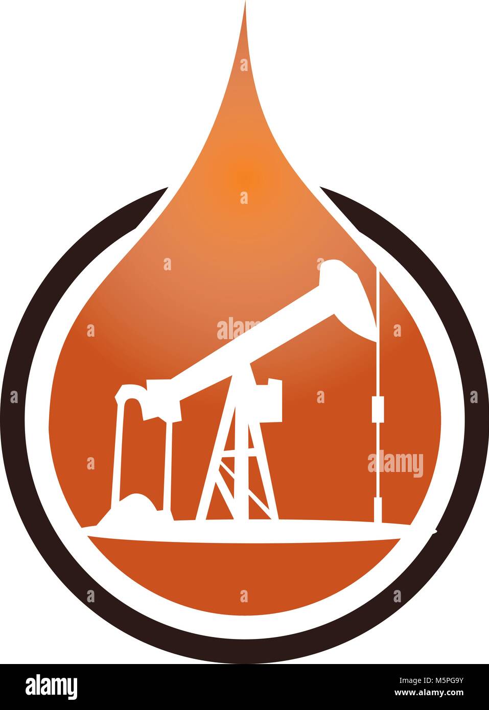 Oil exploration country Stock Vector Images - Alamy